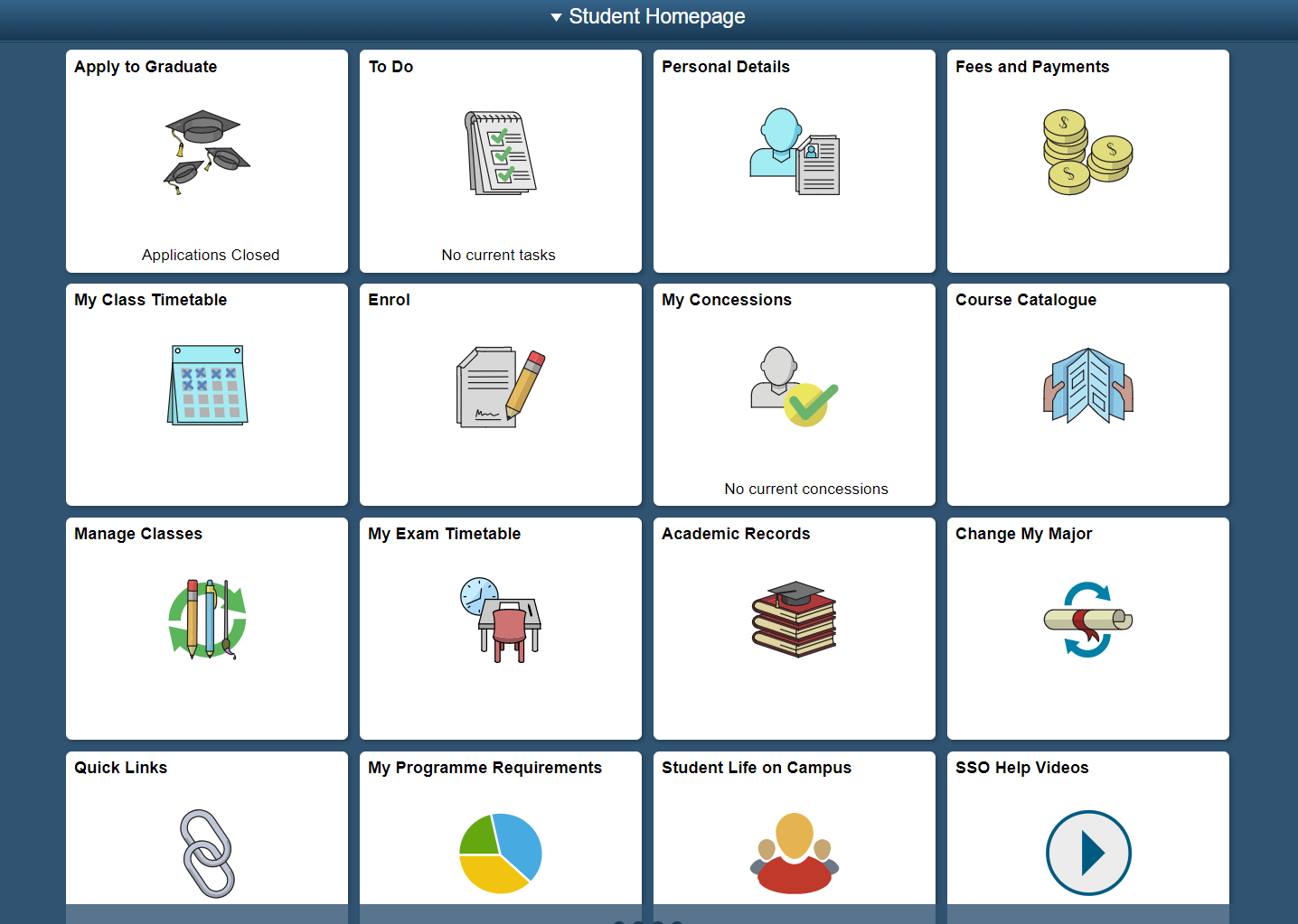 Applying for graduation